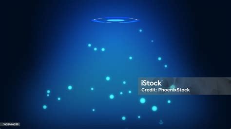 일부 파티클이 올라가는 미래 지향적 인 디지털 Hud 배경 애니메이션 디지털 포털 배경 Led 조명에 대한 스톡 벡터 아트 및 기타 이미지 Led 조명 건강관리와 의술