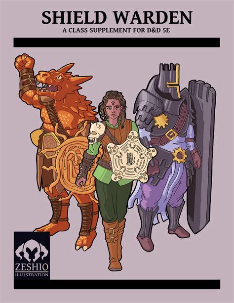 Zeshios Shield Warden Dandd 5e Homebrew By Zeshio