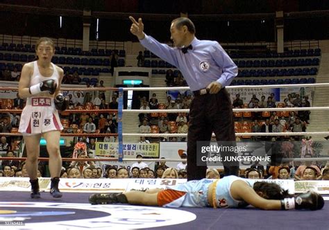 South Korean Defending Champion Kim Ju Hee Next To Philippine