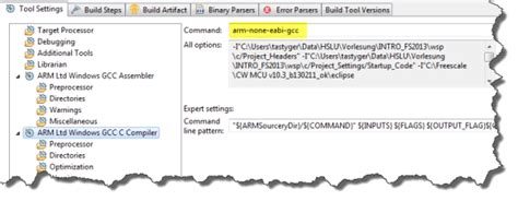 Compiling C Files With Gnu Arm G Mcu On Eclipse