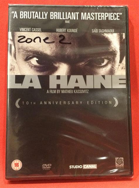La Haine 10th Anniversary Edition Dvd Sealed Dixon Recycled Records
