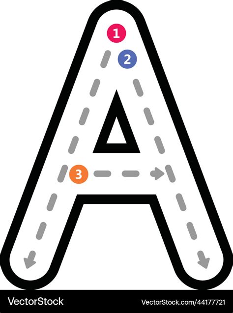 Free Traceable Uppercase Alphabet Letters Educational Images Picstank