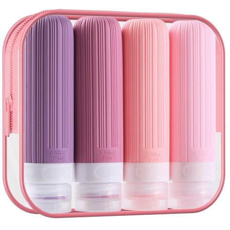 Aounq Travel Bottles For Toiletries Tsa Approved 3oz Leak Proof Travel