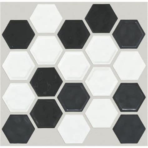 Black And White Hexagon Tile Floor Patterns Floor Roma
