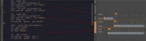 Python Fighting Split Col And Aligning Row Content Blender Stack Exchange