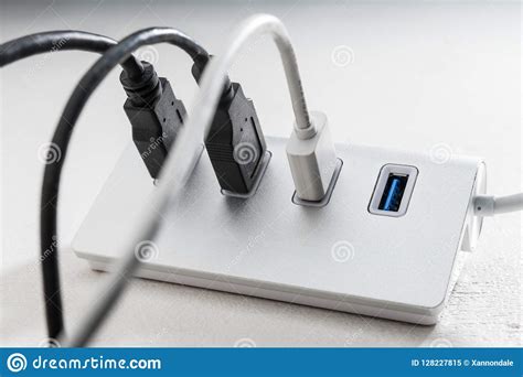 USB HUB Stock Image Image Of Anschliessen Modem Adapter