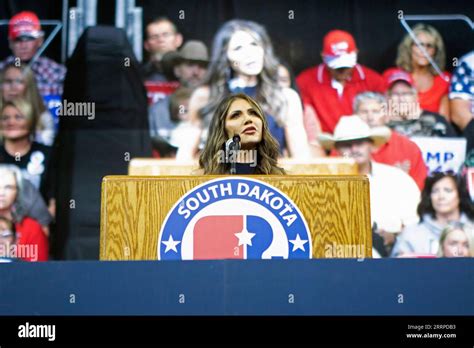 Gov Kristi Noem Speaks At The South Dakota Republican Party Monumental