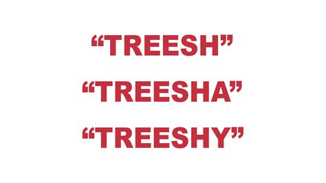 What Does “treesh” “treesha” And “treeshy” Mean Dailyrapfacts