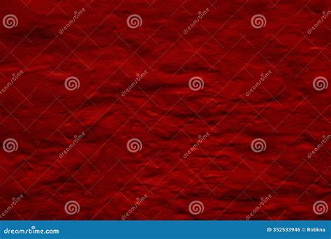 Deep Crimson Red Rustic Textured Wall Background Ideal For Artwork Or