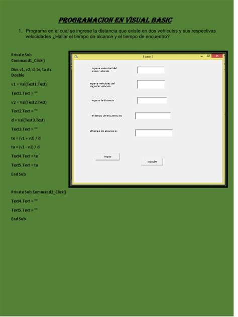 Programacion En Visual Basic Profe Caro Pdf Átomos Química