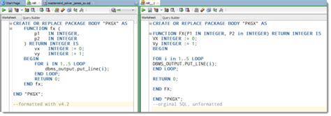 What The Format Making Your Code Pretty In Sql Developer