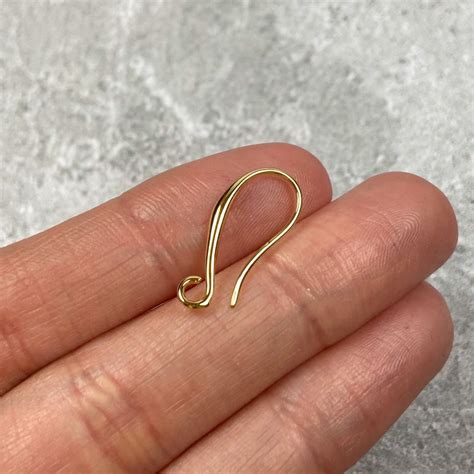 Brass Ear Wire Etsy