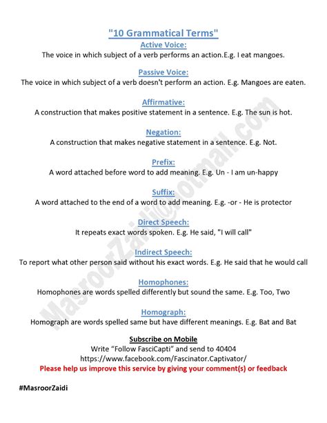 The Assimilators 10 Grammatical Terms