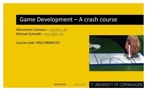Ppt Game Development A Crash Course Powerpoint Presentation Free Download Id4366634