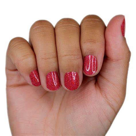 Cran Tastic Holiday Sparkle Color Street Nail Polish Strips Etsy