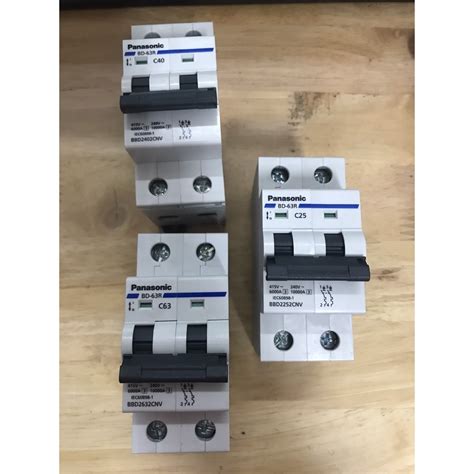 [mcb ] Cầu Dao Tự động 2p Cb Tép 2p 20a 25a 32a 40a 63a Shopee