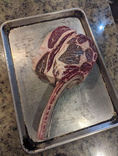 Reverse Sear Tomahawk Ribeye R Grilling