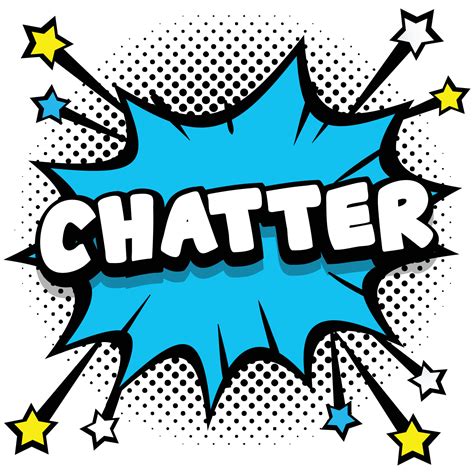 Chatter Pop Art Comic Speech Bubbles Book Sound Effects 12887142 Vector