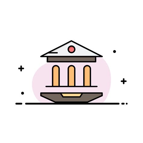 Internet School Web Education Business Logo Template Flat Color