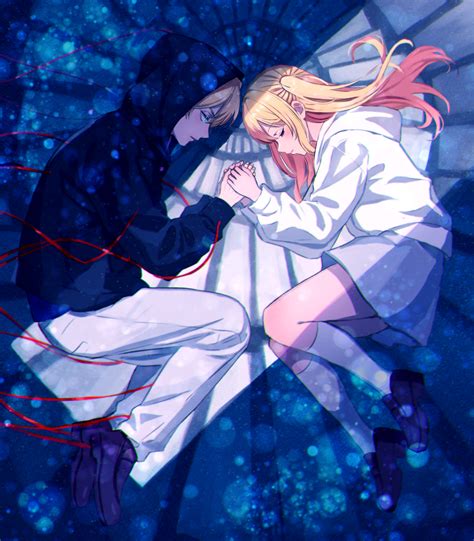 Hoshino Ruby And Hoshino Aquamarine Oshi No Ko Drawn By Sarasa