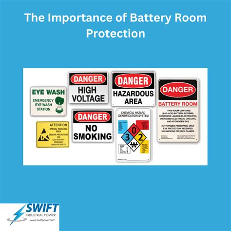 Safety First The Importance Of Battery Room Protection Swift Industrial Power Inc Safety