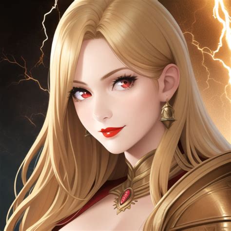 Ai Art Blonde Sorceress Portrait By Vladoran On Deviantart
