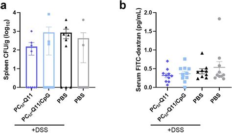 Bacteria Cultured From The Spleen And Serum Fitc Dextran Levels Were Download Scientific