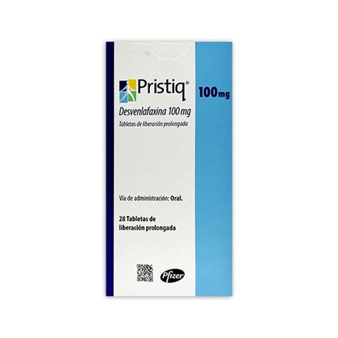 Pristiq 100mg 28 Tabletas Farmacias Ave Fenix