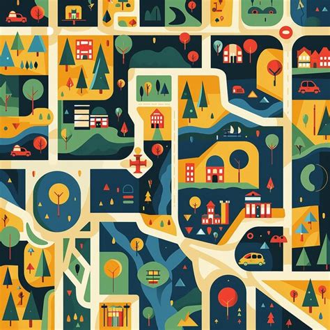 Colorful City Map Images Free Download On Freepik