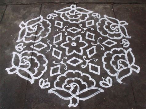Rangoli Designs Kolam 17 9 Pulli Kolam Interlaced Dots Kolam