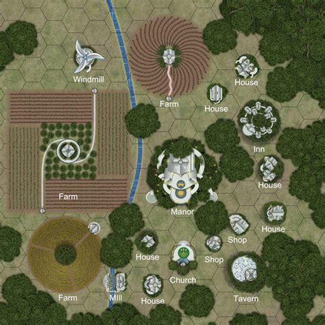 Elf Village Map Icons Preview Inkwell Ideas