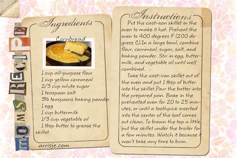 Cornbread Kinfolk Recipes