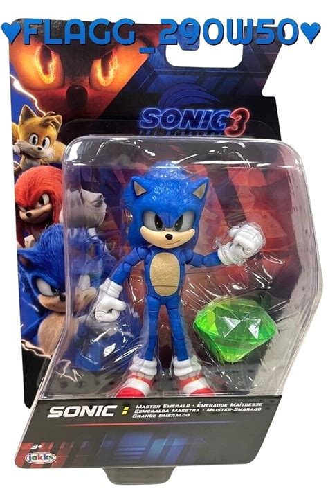 Sonic Master Emerald Sonic 3 The Hedgehog Movie 5 Figure 2025 Read Listng 4849517959