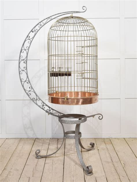 Substantial Brass Bird Cage