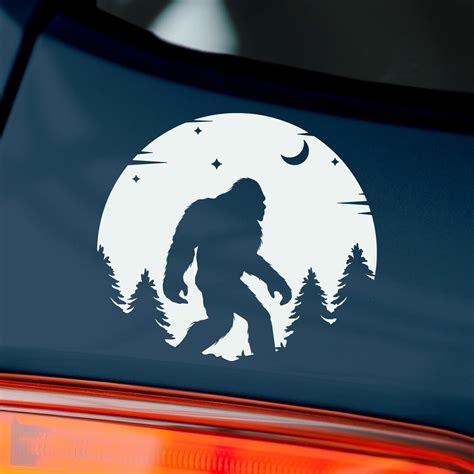 Bigfoot Sasquatch Sticker Funny Vinyl Decal For Cars Trucks Laptops