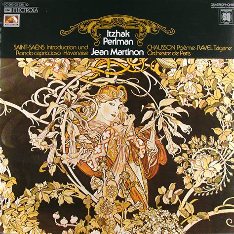 Maurice Ravel Ernest Chausson Camille Saint Saëns Itzhak Perlman