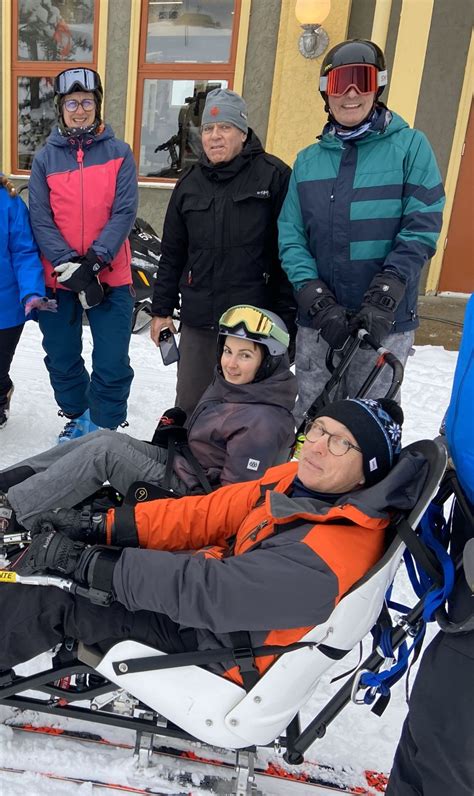 My Wife Cathy And I Are Volunteering With The Silver Star Adaptive Snow K Lee Ringham
