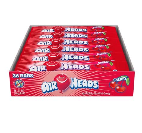 Airheads Chewy Candy Cherry 055oz 16g Candybase