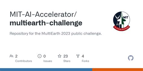 Github Mit Ai Acceleratormultiearth Challenge Repository For The