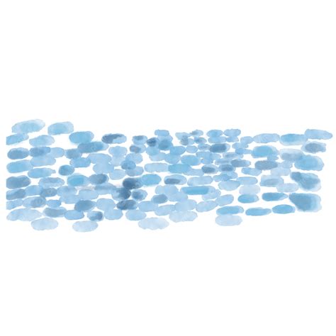 ألوان مائية زرقاء المتجه ألوان مائية زرقاء ضربة فرشاة مائية زرقاء