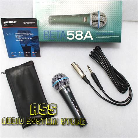 Jual Fif868 Mic Kabel Beta Bt 58 Sk Microphone Kable Beta 58 Lc Mic Bt 58 Lc Mic Bt 58 Sk