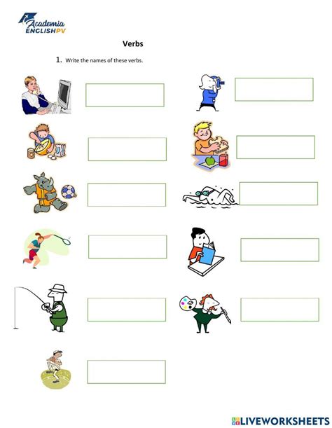 Verb List 6th Grades Worksheet Live Worksheets 53 Off