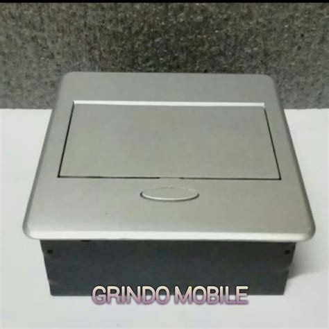 Promo Box Floor Socket Lantai Meja 2 Colokan Listrik Diskon 23 Di