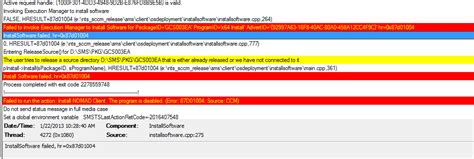 Issue With Install Software Task Sequence Step And ConfigMgr Stand Alone Media Build Greg S