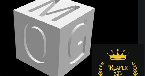 Omg Calibration Cube By Reaper3d Download Free Stl Model