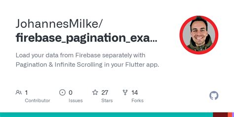 Github Johannesmilkefirebasepaginationexample Load Your Data From