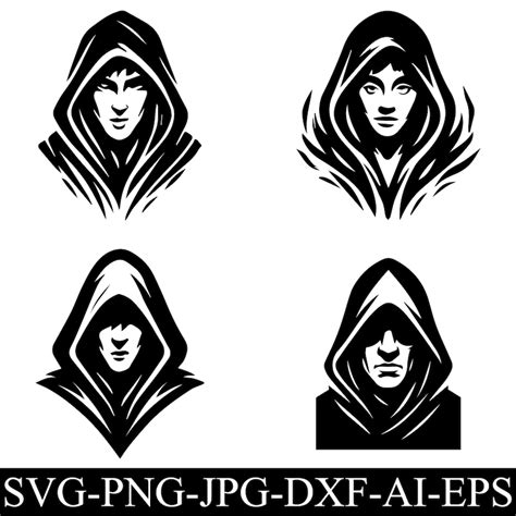 Mysterious Hooded Figure Etsy