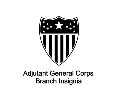 Adjutant Generals Corps Branch Insignia Pdf Svg And Dxf Digital