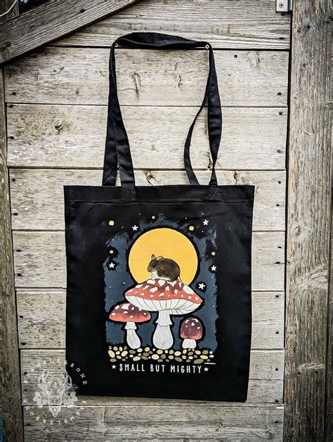 Mouse Small But Mighty Tote Bag Bramble And Bone