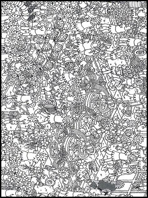 Printable Wheres Waldo Coloring Page